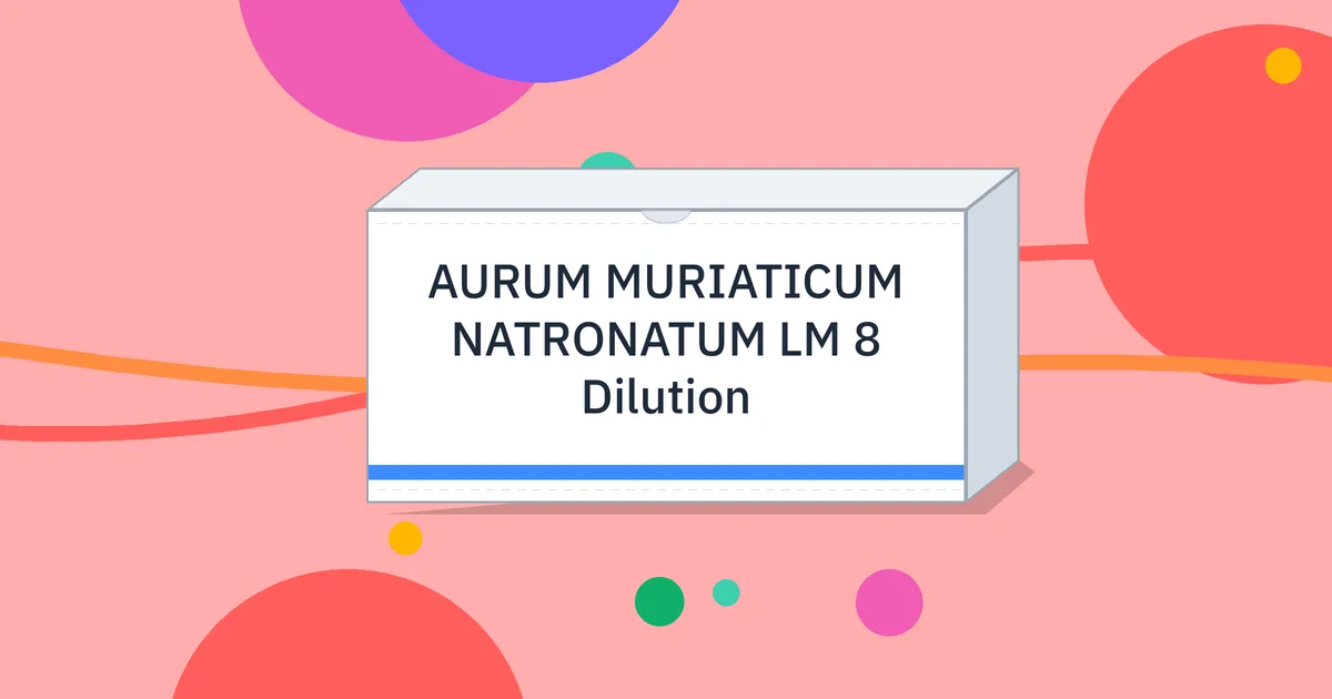 Symbolbild: Packung mit der Aufschrift AURUM MURIATICUM NATRONATUM LM 8 Dilution (PZN 12785874) – Verfügbarkeit und Bezug in Apotheken in Frankfurt am Main