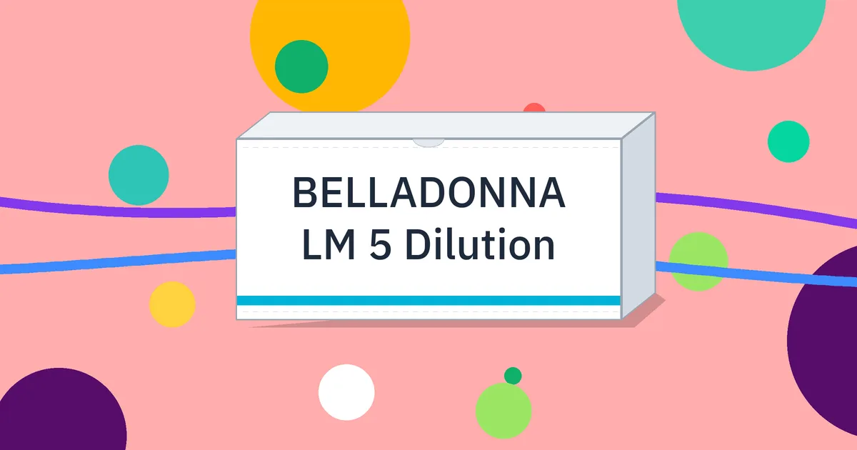 Symbolbild: Packung mit der Aufschrift BELLADONNA LM 5 Dilution (PZN 12791099) – Verfügbarkeit und Bezug in Apotheken in Frankfurt am Main