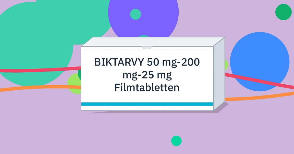 Symbolbild: Packung mit der Aufschrift BIKTARVY 50 mg-200 mg-25 mg Filmtabletten (PZN 14050272) – Verfügbarkeit und Bezug in Apotheken in Frankfurt am Main