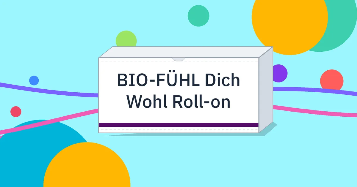 Symbolbild: Packung mit der Aufschrift BIO-FÜHL Dich Wohl Roll-on (PZN 18881573) – Verfügbarkeit und Bezug in Apotheken in Frankfurt am Main