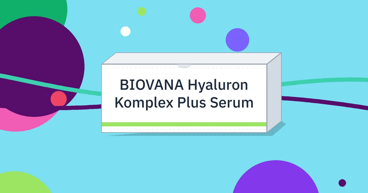 Symbolbild: Packung mit der Aufschrift BIOVANA Hyaluron Komplex Plus Serum (PZN 19721481) – Verfügbarkeit und Bezug in Apotheken in Frankfurt am Main