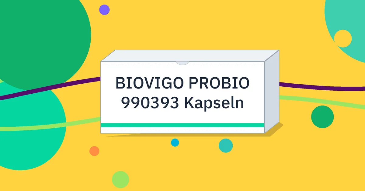Symbolbild: Packung mit der Aufschrift BIOVIGO PROBIO 990393 Kapseln (PZN 17153498) – Verfügbarkeit und Bezug in Apotheken in Frankfurt am Main