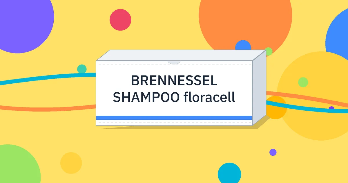 Symbolbild: Packung mit der Aufschrift BRENNESSEL SHAMPOO floracell (PZN 00071862) – Verfügbarkeit und Bezug in Apotheken in Frankfurt am Main