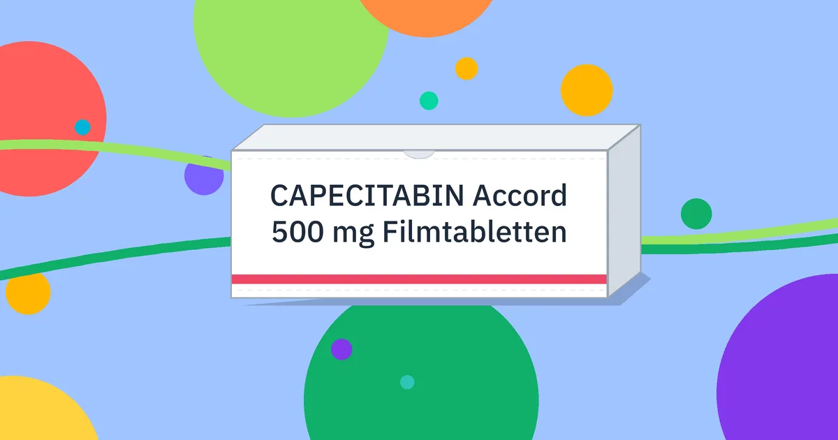 Symbolbild: Packung mit der Aufschrift CAPECITABIN Accord 500 mg Filmtabletten (PZN 15624700) – Verfügbarkeit und Bezug in Apotheken in Frankfurt am Main