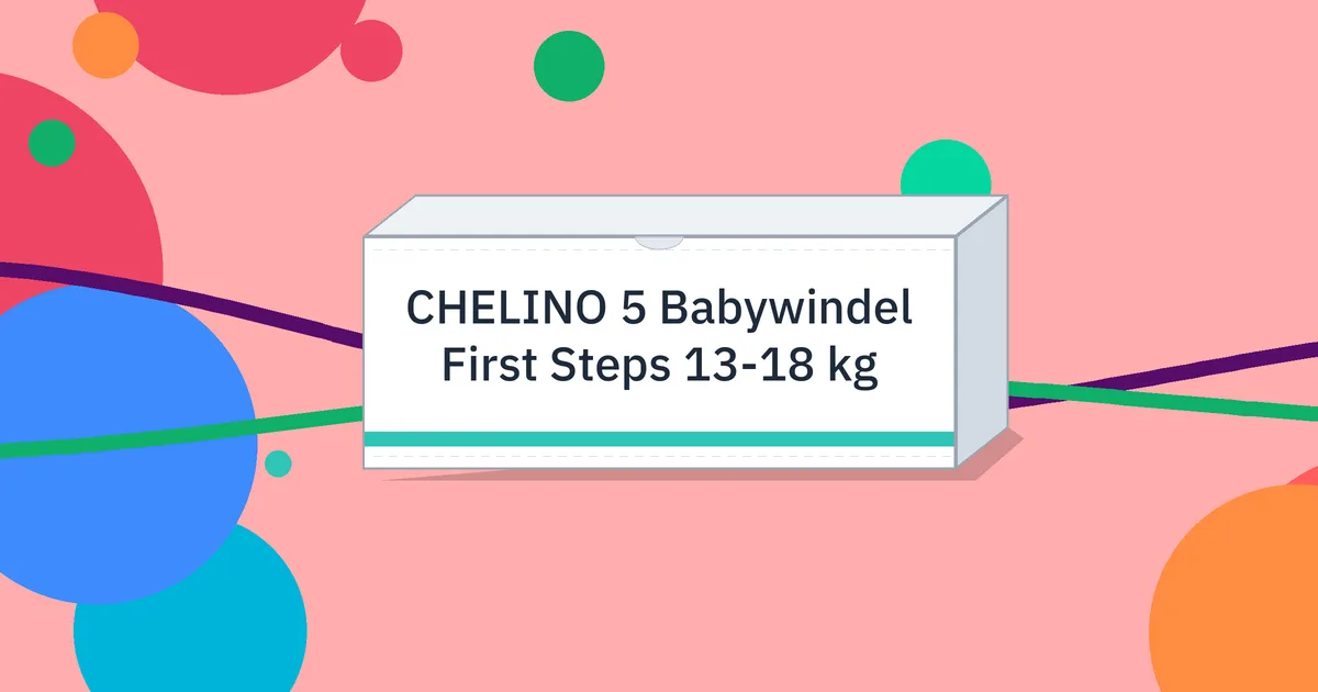 Symbolbild: Packung mit der Aufschrift CHELINO 5 Babywindel First Steps 13-18 kg (PZN 16150109) – Verfügbarkeit und Bezug in Apotheken in Frankfurt am Main