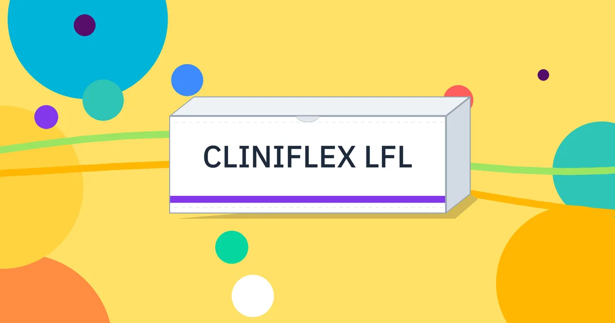 Symbolbild: Packung mit der Aufschrift CLINIFLEX LFL (PZN 16223914) – Verfügbarkeit und Bezug in Apotheken in Frankfurt am Main
