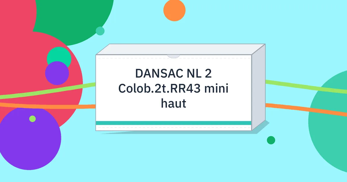 Symbolbild: Packung mit der Aufschrift DANSAC NL 2 Colob.2t.RR43 mini haut (PZN 08843413) – Verfügbarkeit und Bezug in Apotheken in Frankfurt am Main