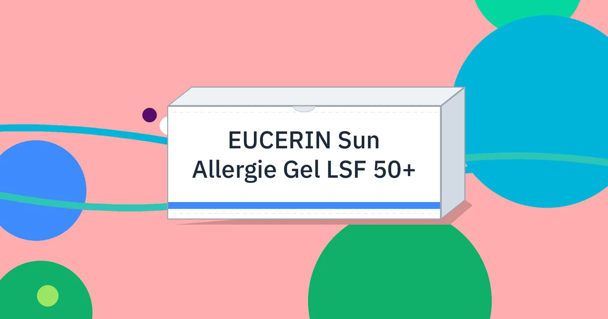 Symbolbild: Packung mit der Aufschrift EUCERIN Sun Allergie Gel LSF 50+ (PZN 07415483) – Verfügbarkeit und Bezug in Apotheken in Frankfurt am Main