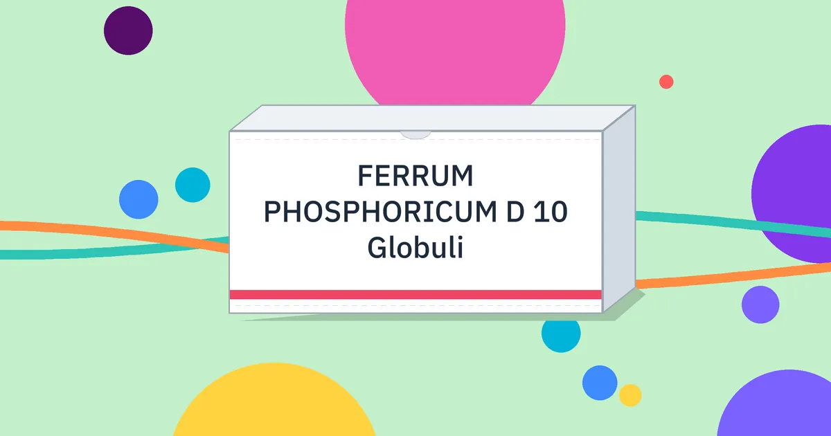 Symbolbild: Packung mit der Aufschrift FERRUM PHOSPHORICUM D 10 Globuli (PZN 11555333) – Verfügbarkeit und Bezug in Apotheken in Frankfurt am Main