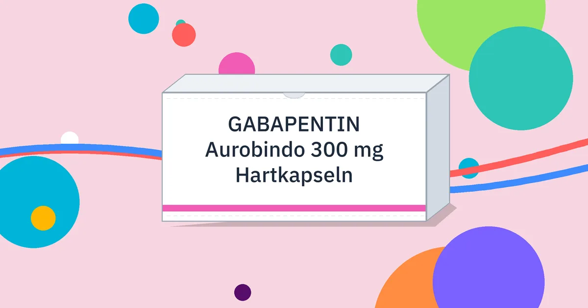 Symbolbild: Packung mit der Aufschrift GABAPENTIN Aurobindo 300 mg Hartkapseln (PZN 18806548) – Verfügbarkeit und Bezug in Apotheken in Frankfurt am Main