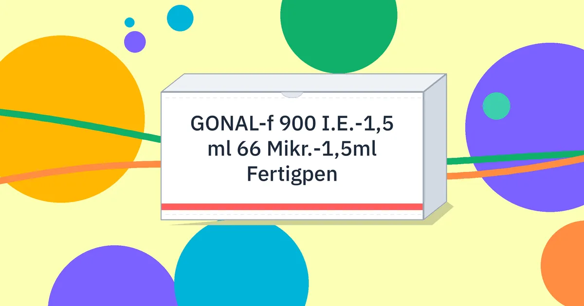Symbolbild: Packung mit der Aufschrift GONAL-f 900 I.E.-1,5 ml 66 Mikr.-1,5ml Fertigpen (PZN 10637603) – Verfügbarkeit und Bezug in Apotheken in Frankfurt am Main