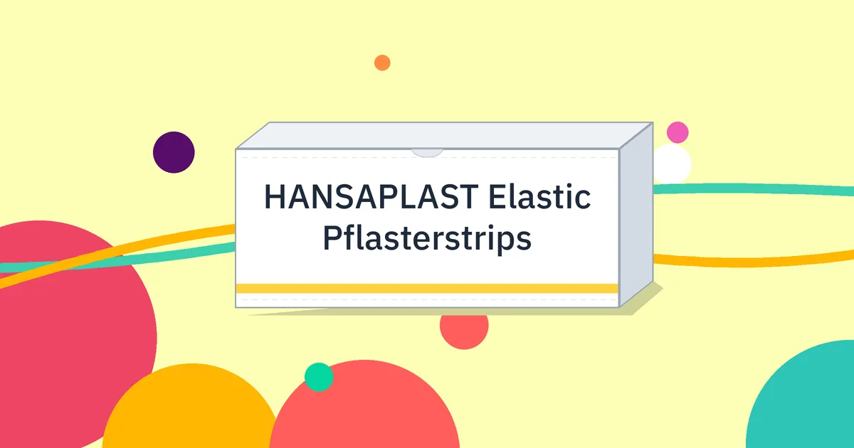 Symbolbild: Packung mit der Aufschrift HANSAPLAST Elastic Pflasterstrips (PZN 16759247) – Verfügbarkeit und Bezug in Apotheken in Frankfurt am Main