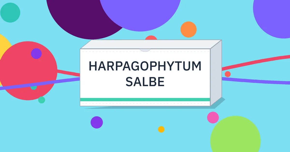 Symbolbild: Packung mit der Aufschrift HARPAGOPHYTUM SALBE (PZN 18396079) – Verfügbarkeit und Bezug in Apotheken in Frankfurt am Main
