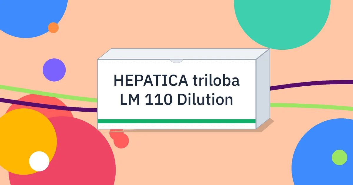 Symbolbild: Packung mit der Aufschrift HEPATICA triloba LM 110 Dilution (PZN 13552416) – Verfügbarkeit und Bezug in Apotheken in Frankfurt am Main