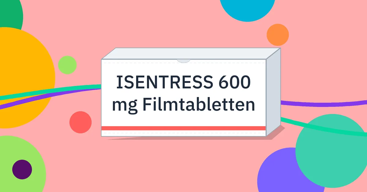 Symbolbild: Packung mit der Aufschrift ISENTRESS 600 mg Filmtabletten (PZN 16581772) – Verfügbarkeit und Bezug in Apotheken in Frankfurt am Main