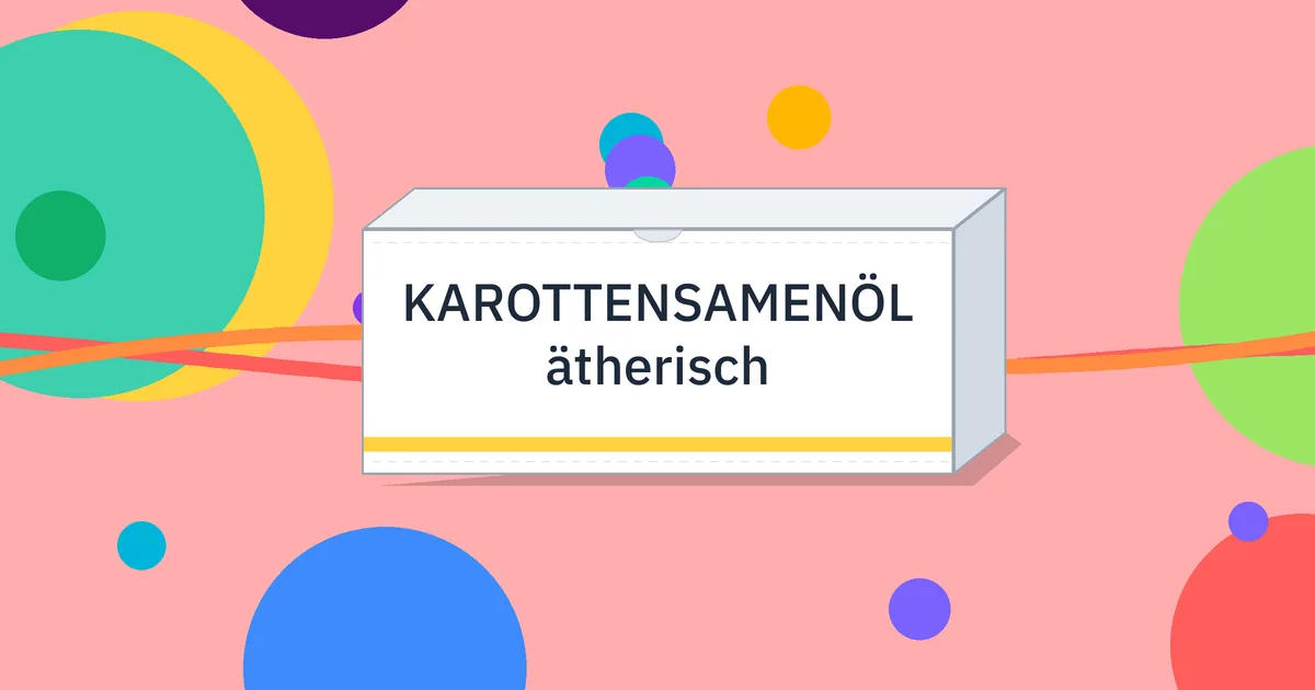 Symbolbild: Packung mit der Aufschrift KAROTTENSAMENÖL ätherisch (PZN 18004926) – Verfügbarkeit und Bezug in Apotheken in Frankfurt am Main
