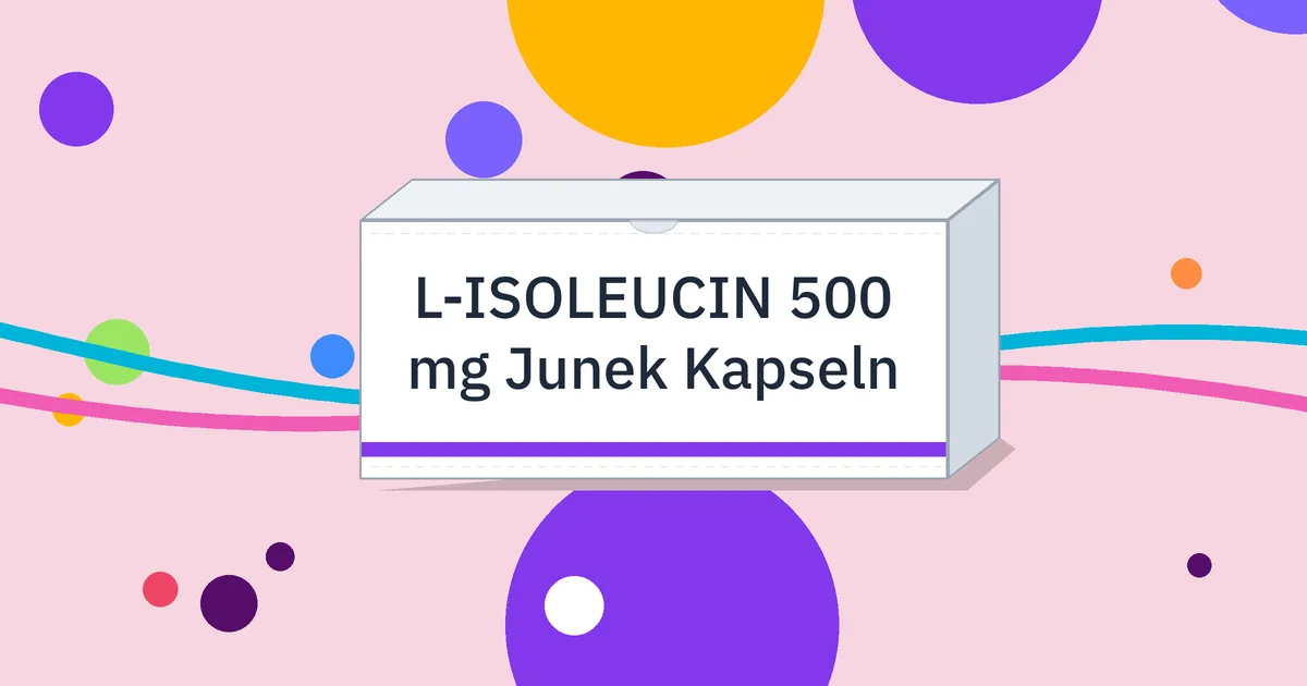 Symbolbild: Packung mit der Aufschrift L-ISOLEUCIN 500 mg Junek Kapseln (PZN 00133675) – Verfügbarkeit und Bezug in Apotheken in Frankfurt am Main