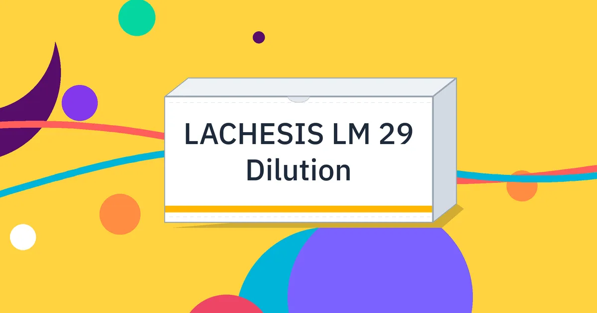 Symbolbild: Packung mit der Aufschrift LACHESIS LM 29 Dilution (PZN 12929534) – Verfügbarkeit und Bezug in Apotheken in Frankfurt am Main