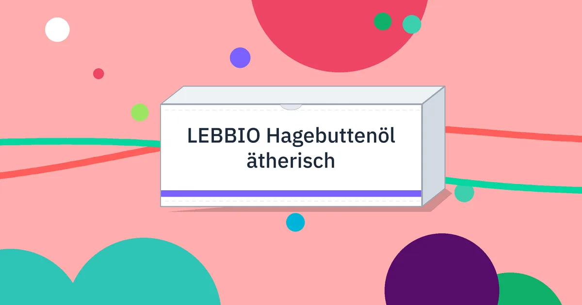 Symbolbild: Packung mit der Aufschrift LEBBIO Hagebuttenöl ätherisch (PZN 19672044) – Verfügbarkeit und Bezug in Apotheken in Frankfurt am Main