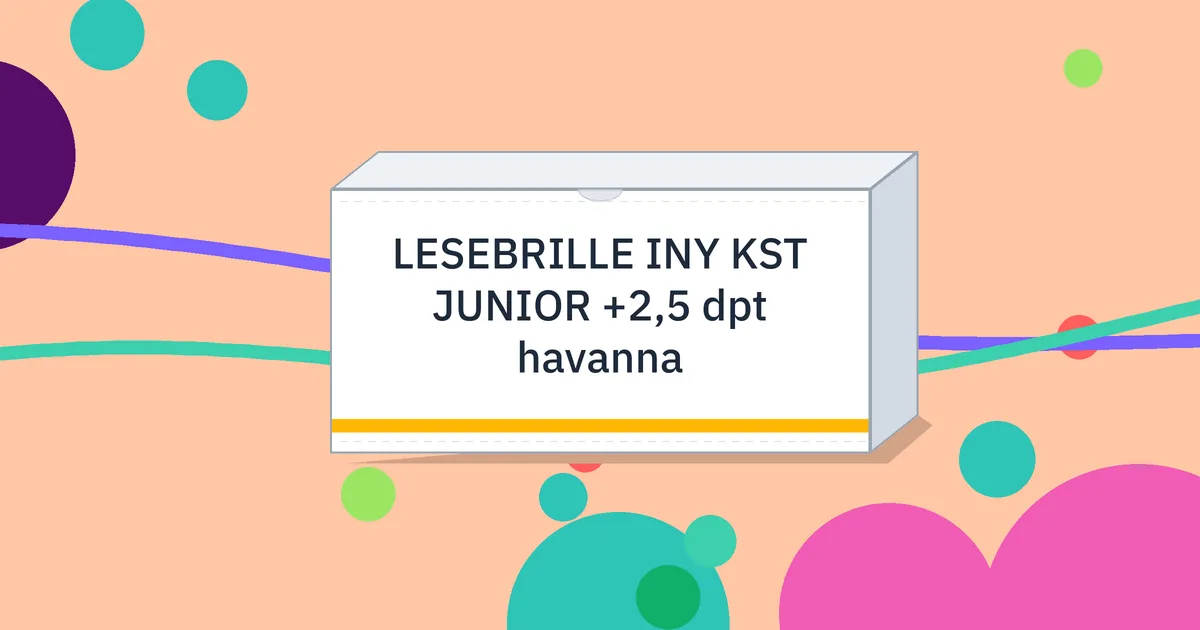 Symbolbild: Packung mit der Aufschrift LESEBRILLE INY KST JUNIOR +2,5 dpt havanna (PZN 19928549) – Verfügbarkeit und Bezug in Apotheken in Frankfurt am Main