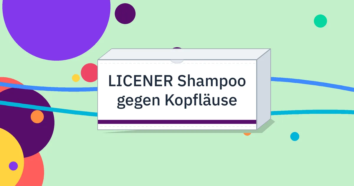 Symbolbild: Packung mit der Aufschrift LICENER Shampoo gegen Kopfläuse (PZN 10306303) – Verfügbarkeit und Bezug in Apotheken in Frankfurt am Main