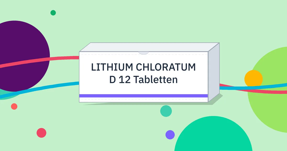 Symbolbild: Packung mit der Aufschrift LITHIUM CHLORATUM D 12 Tabletten (PZN 02926351) – Verfügbarkeit und Bezug in Apotheken in Frankfurt am Main