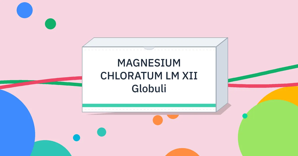 Symbolbild: Packung mit der Aufschrift MAGNESIUM CHLORATUM LM XII Globuli (PZN 02678290) – Verfügbarkeit und Bezug in Apotheken in Frankfurt am Main