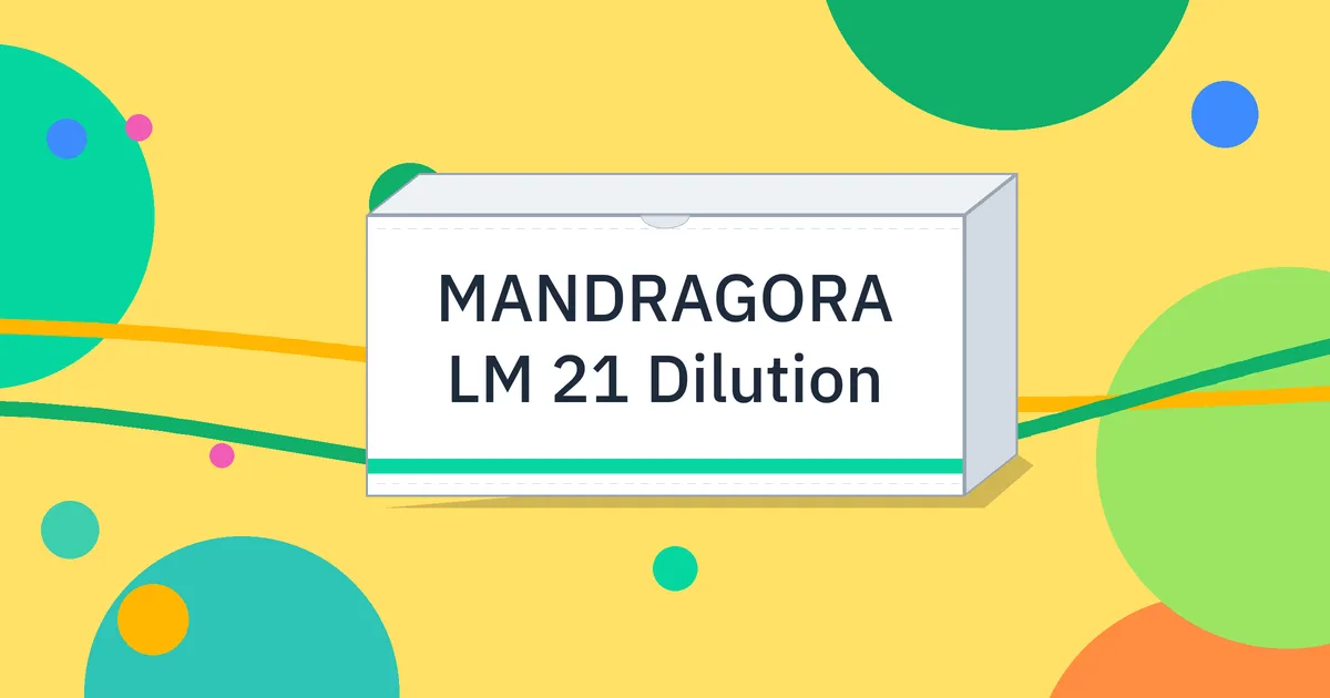 Symbolbild: Packung mit der Aufschrift MANDRAGORA LM 21 Dilution (PZN 12941989) – Verfügbarkeit und Bezug in Apotheken in Frankfurt am Main