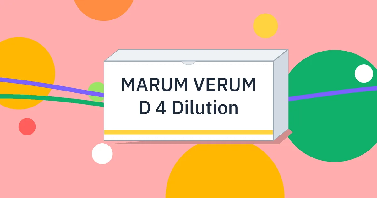 Symbolbild: Packung mit der Aufschrift MARUM VERUM D 4 Dilution (PZN 01778500) – Verfügbarkeit und Bezug in Apotheken in Frankfurt am Main