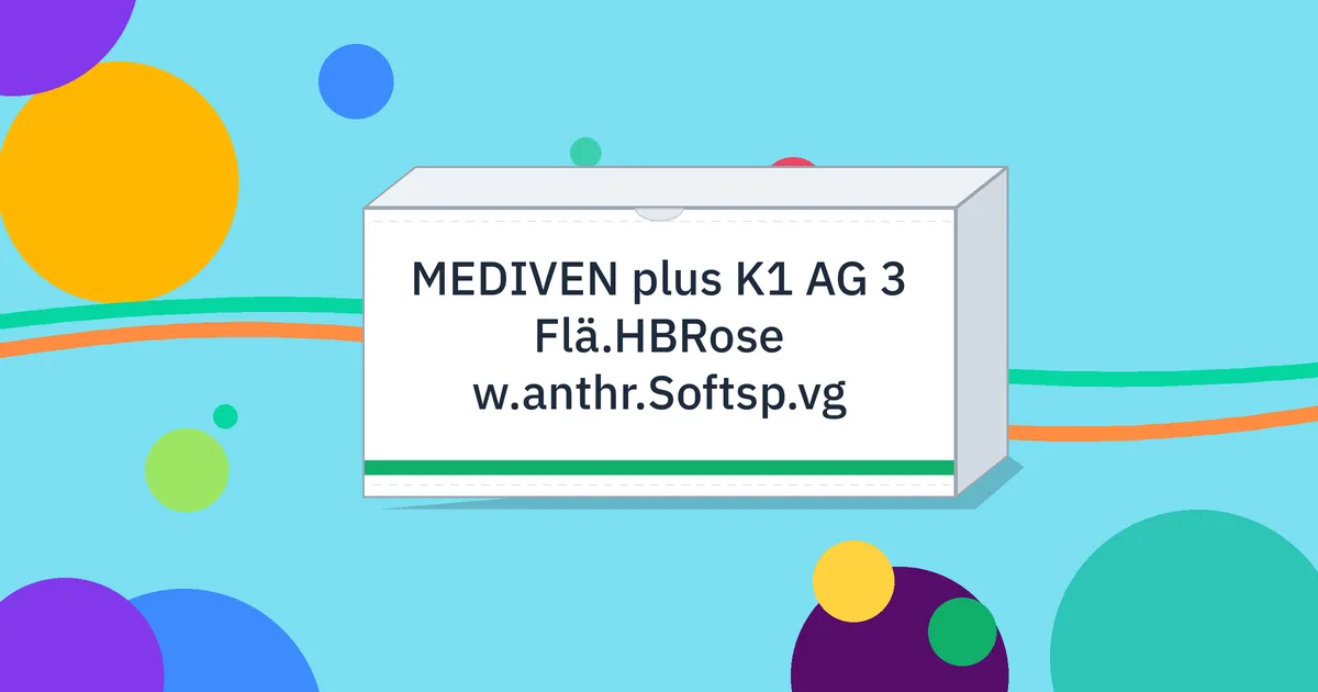 Symbolbild: Packung mit der Aufschrift MEDIVEN plus K1 AG 3 Flä.HBRose w.anthr.Softsp.vg (PZN 15913350) – Verfügbarkeit und Bezug in Apotheken in Frankfurt am Main