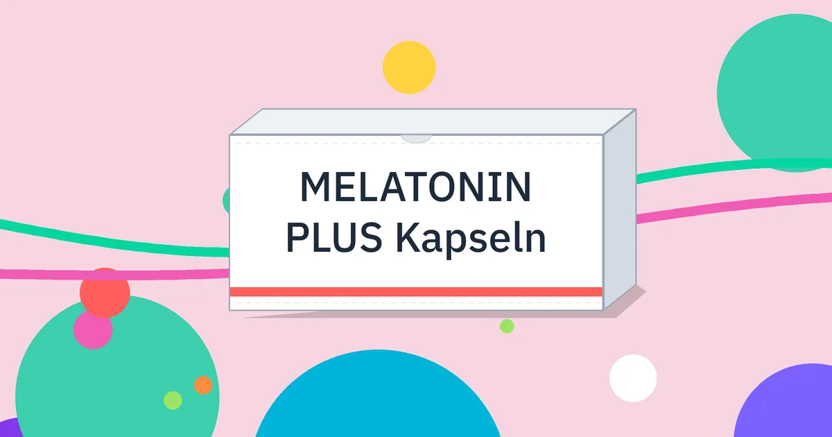 Symbolbild: Packung mit der Aufschrift MELATONIN PLUS Kapseln (PZN 18010677) – Verfügbarkeit und Bezug in Apotheken in Frankfurt am Main