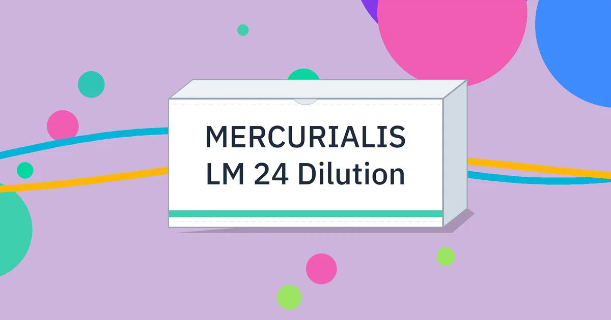 Symbolbild: Packung mit der Aufschrift MERCURIALIS LM 24 Dilution (PZN 12947963) – Verfügbarkeit und Bezug in Apotheken in Frankfurt am Main