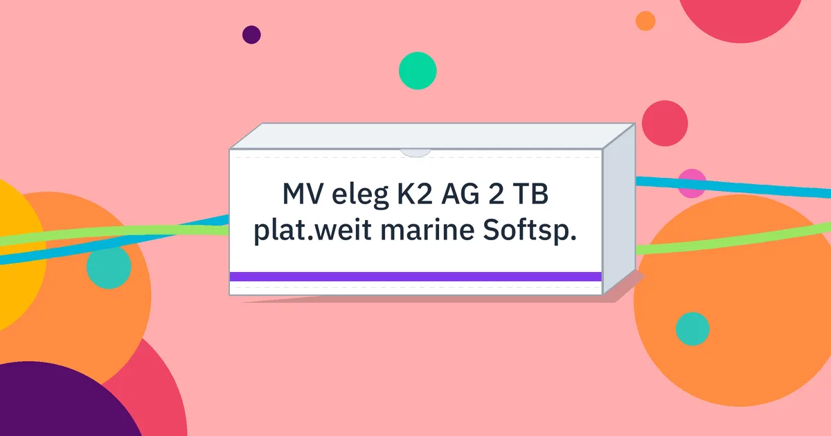 Symbolbild: Packung mit der Aufschrift MV eleg K2 AG 2 TB plat.weit marine Softsp. (PZN 15284049) – Verfügbarkeit und Bezug in Apotheken in Frankfurt am Main