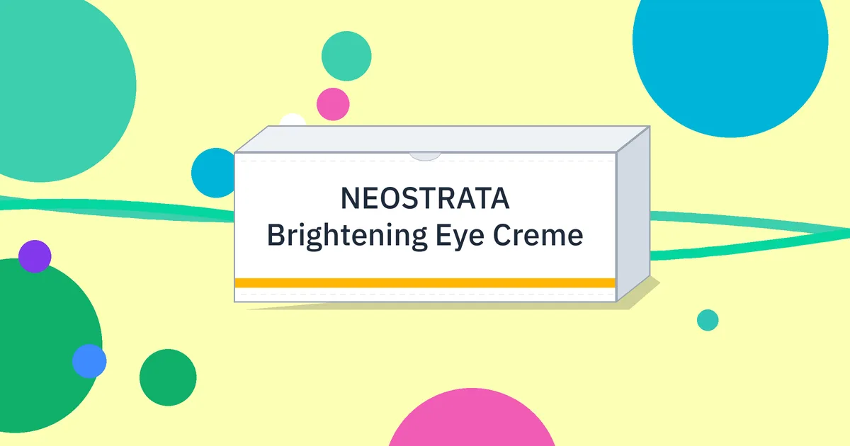 Symbolbild: Packung mit der Aufschrift NEOSTRATA Brightening Eye Creme (PZN 17842476) – Verfügbarkeit und Bezug in Apotheken in Frankfurt am Main