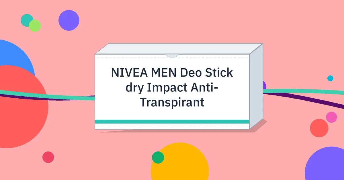 Symbolbild: Packung mit der Aufschrift NIVEA MEN Deo Stick dry Impact Anti-Transpirant (PZN 18912492) – Verfügbarkeit und Bezug in Apotheken in Frankfurt am Main