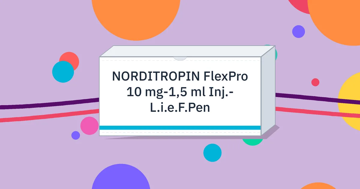 Symbolbild: Packung mit der Aufschrift NORDITROPIN FlexPro 10 mg-1,5 ml Inj.-L.i.e.F.Pen (PZN 18302799) – Verfügbarkeit und Bezug in Apotheken in Frankfurt am Main