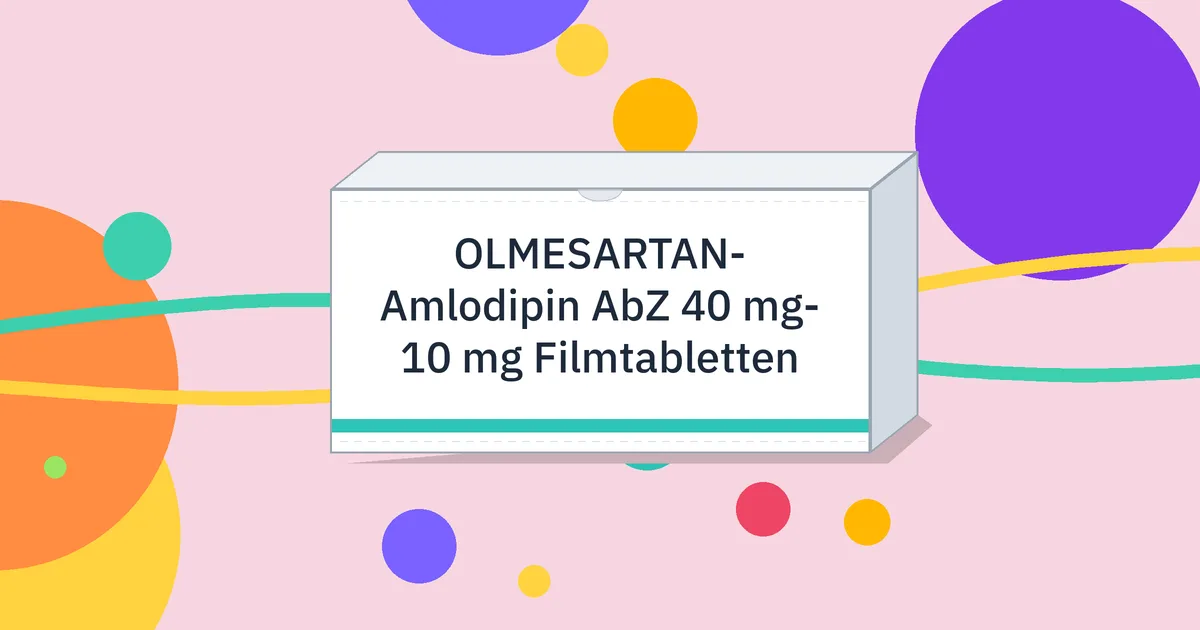 Symbolbild: Packung mit der Aufschrift OLMESARTAN-Amlodipin AbZ 40 mg-10 mg Filmtabletten (PZN 14189107) – Verfügbarkeit und Bezug in Apotheken in Frankfurt am Main