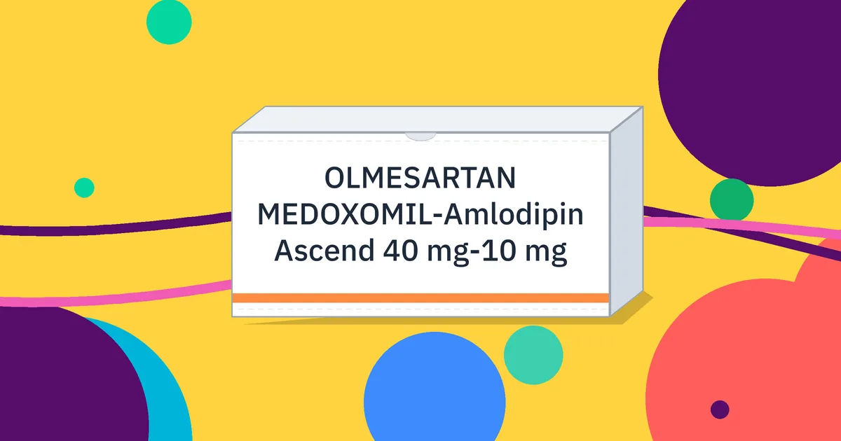 Symbolbild: Packung mit der Aufschrift OLMESARTAN MEDOXOMIL-Amlodipin Ascend 40 mg-10 mg (PZN 19184528) – Verfügbarkeit und Bezug in Apotheken in Frankfurt am Main