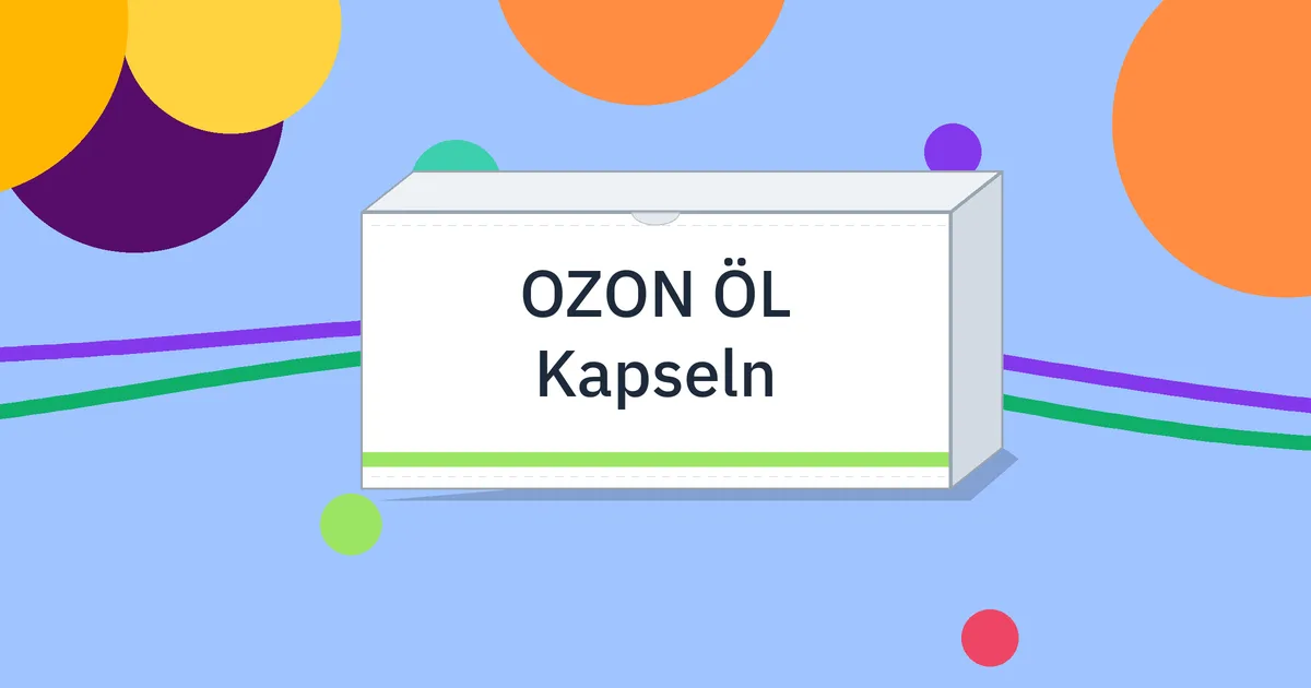 Symbolbild: Packung mit der Aufschrift OZON ÖL Kapseln (PZN 10323655) – Verfügbarkeit und Bezug in Apotheken in Frankfurt am Main