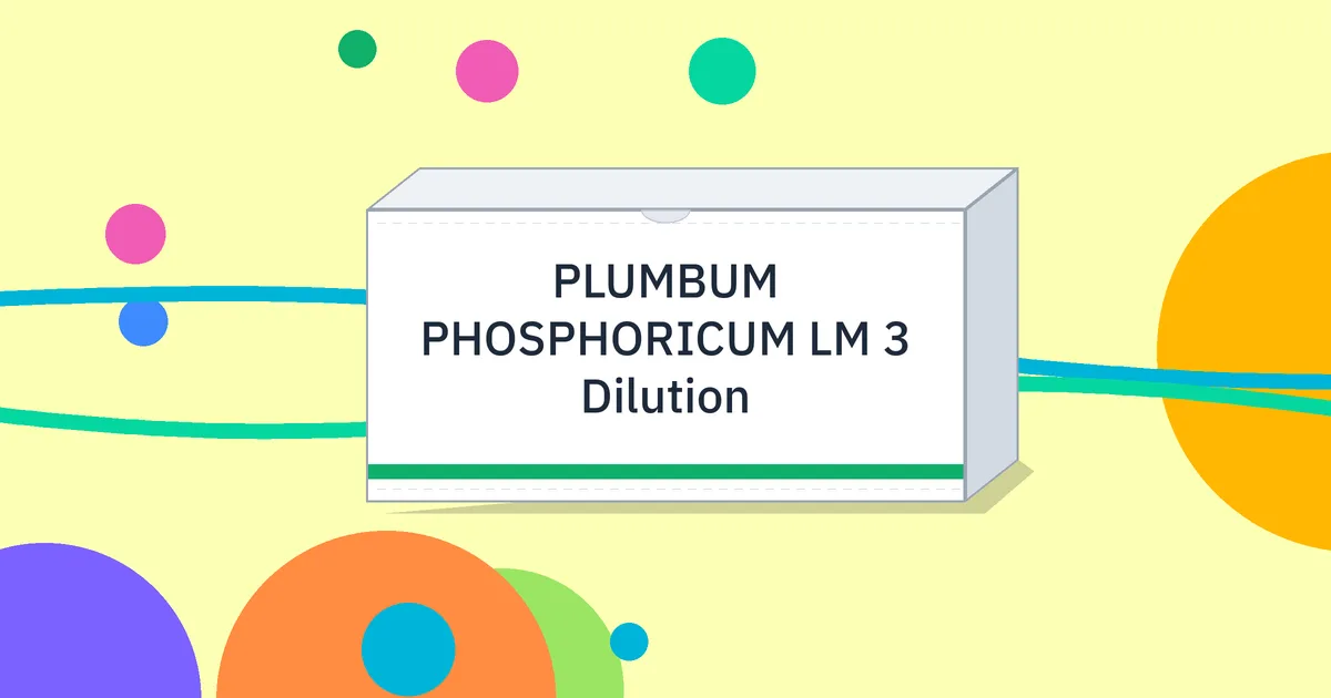 Symbolbild: Packung mit der Aufschrift PLUMBUM PHOSPHORICUM LM 3 Dilution (PZN 13042365) – Verfügbarkeit und Bezug in Apotheken in Frankfurt am Main