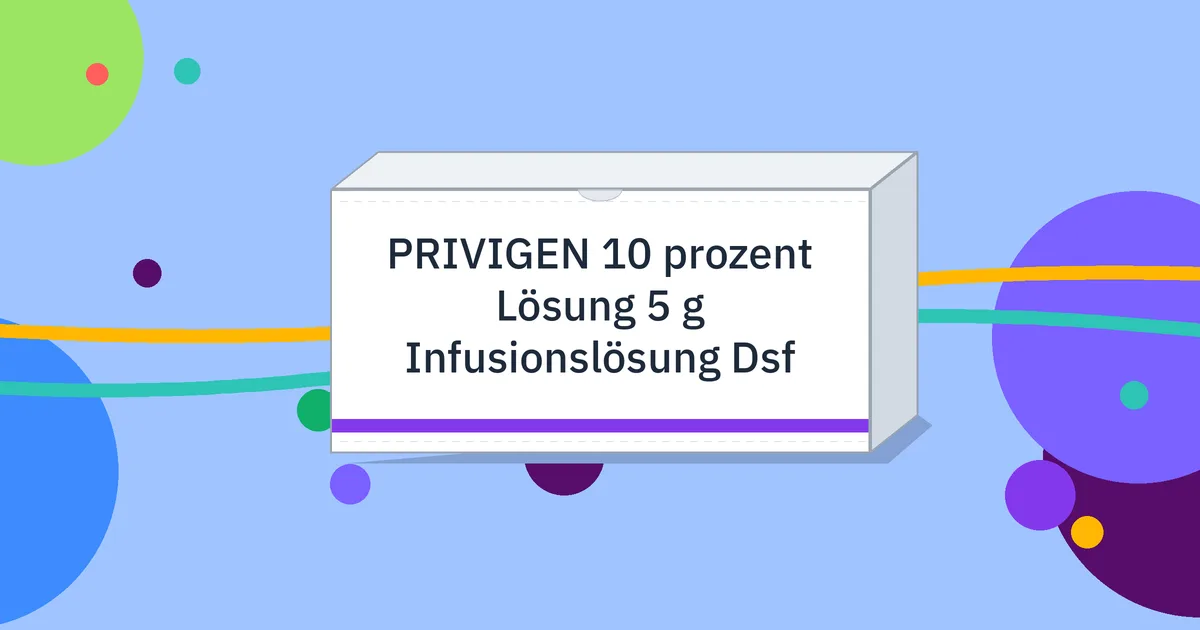 Symbolbild: Packung mit der Aufschrift PRIVIGEN 10 prozent Lösung 5 g Infusionslösung Dsf (PZN 01711542) – Verfügbarkeit und Bezug in Apotheken in Frankfurt am Main