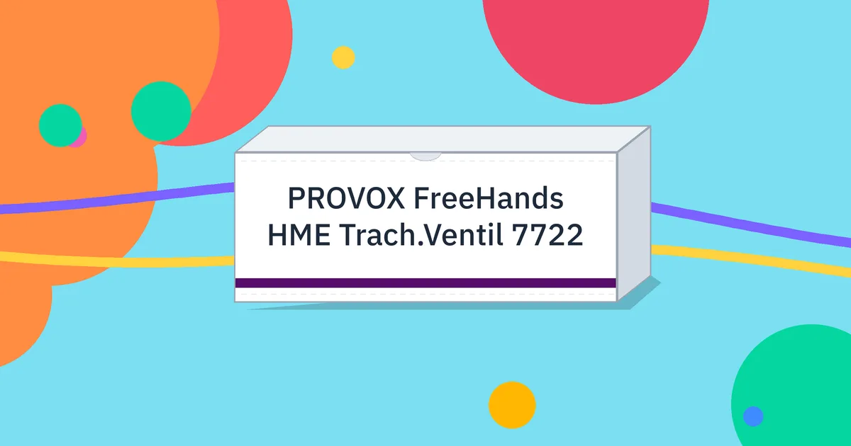 Symbolbild: Packung mit der Aufschrift PROVOX FreeHands HME Trach.Ventil 7722 (PZN 00242772) – Verfügbarkeit und Bezug in Apotheken in Frankfurt am Main