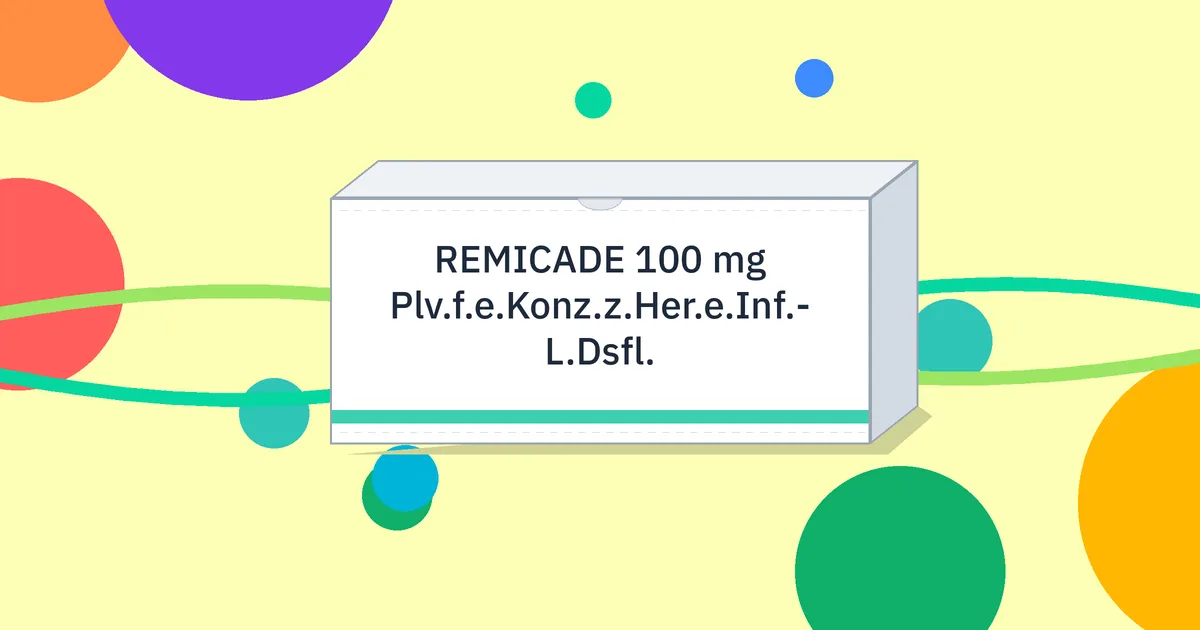 Symbolbild: Packung mit der Aufschrift REMICADE 100 mg Plv.f.e.Konz.z.Her.e.Inf.-L.Dsfl. (PZN 03741240) – Verfügbarkeit und Bezug in Apotheken in Frankfurt am Main