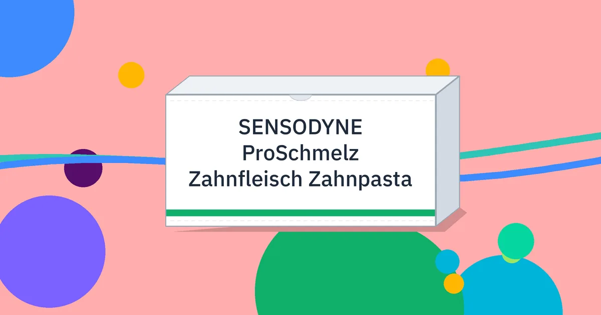 Symbolbild: Packung mit der Aufschrift SENSODYNE ProSchmelz Zahnfleisch Zahnpasta (PZN 19117124) – Verfügbarkeit und Bezug in Apotheken in Frankfurt am Main