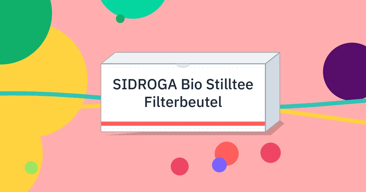 Symbolbild: Packung mit der Aufschrift SIDROGA Bio Stilltee Filterbeutel (PZN 00953970) – Verfügbarkeit und Bezug in Apotheken in Frankfurt am Main