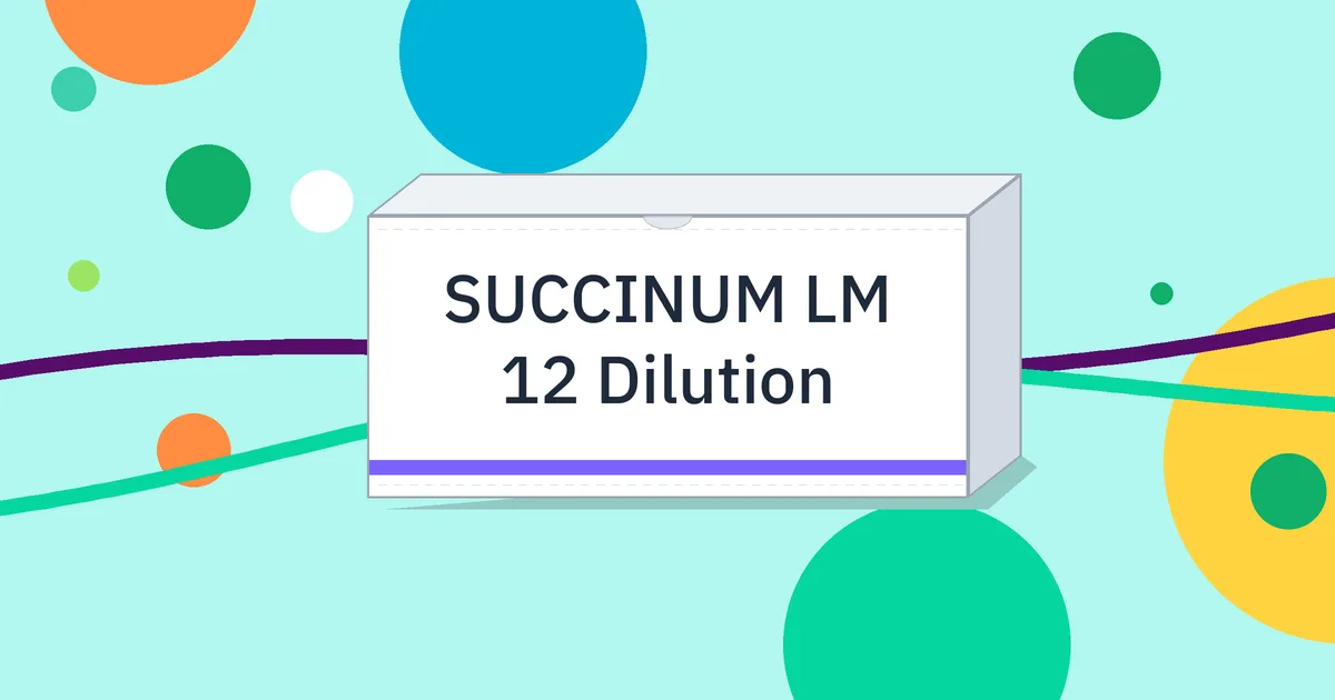 Symbolbild: Packung mit der Aufschrift SUCCINUM LM 12 Dilution (PZN 13208587) – Verfügbarkeit und Bezug in Apotheken in Frankfurt am Main