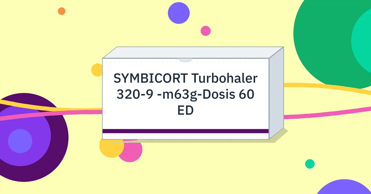 Symbolbild: Packung mit der Aufschrift SYMBICORT Turbohaler 320-9 -m63g-Dosis 60 ED (PZN 04968218) – Verfügbarkeit und Bezug in Apotheken in Frankfurt am Main