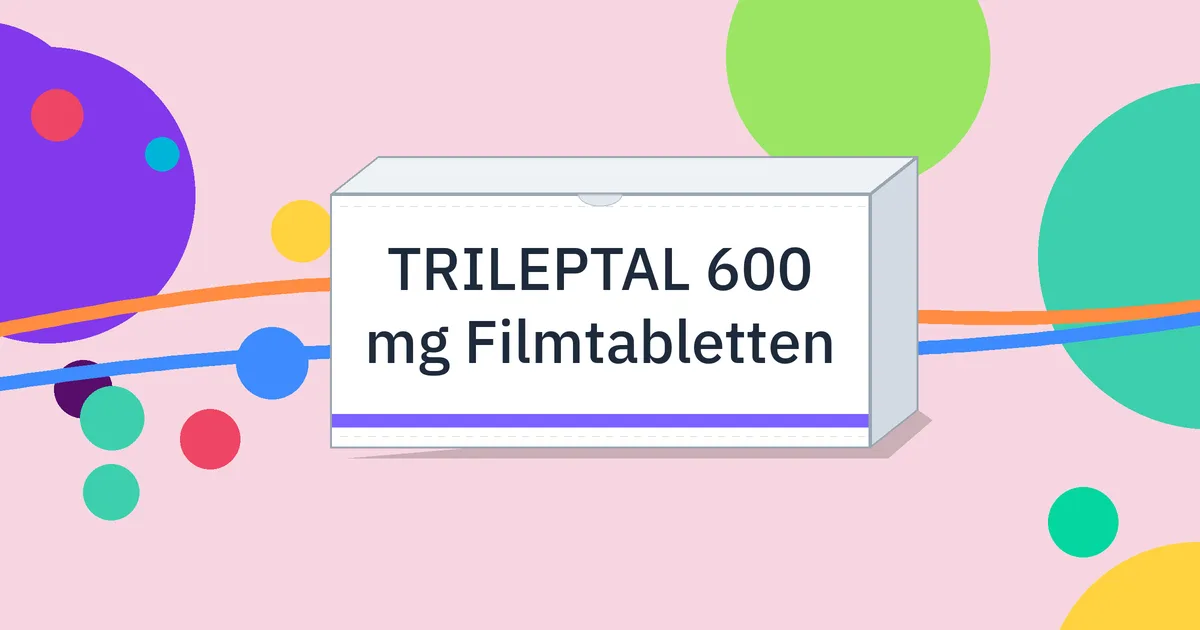 Symbolbild: Packung mit der Aufschrift TRILEPTAL 600 mg Filmtabletten (PZN 01457262) – Verfügbarkeit und Bezug in Apotheken in Frankfurt am Main