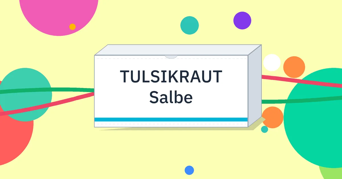Symbolbild: Packung mit der Aufschrift TULSIKRAUT Salbe (PZN 19142168) – Verfügbarkeit und Bezug in Apotheken in Frankfurt am Main