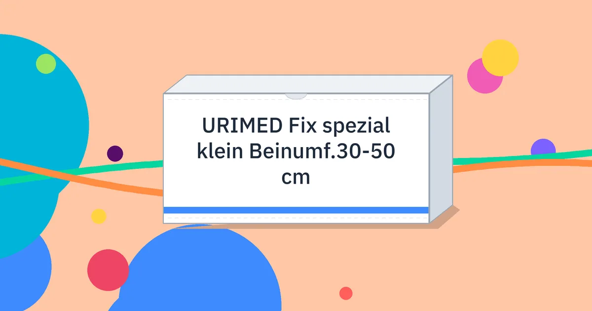 Symbolbild: Packung mit der Aufschrift URIMED Fix spezial klein Beinumf.30-50 cm (PZN 00853228) – Verfügbarkeit und Bezug in Apotheken in Frankfurt am Main